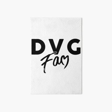 "Dad V Girls Merch DVG Logo" Art Board Print by ElbaSoft | Redbubble