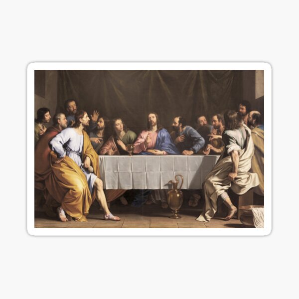 "The Last Supper" Sticker by dianegaddis | Redbubble