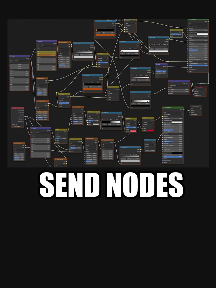 "Send Nodes blender meme funny " T-shirt for Sale by Daniel2525 ...