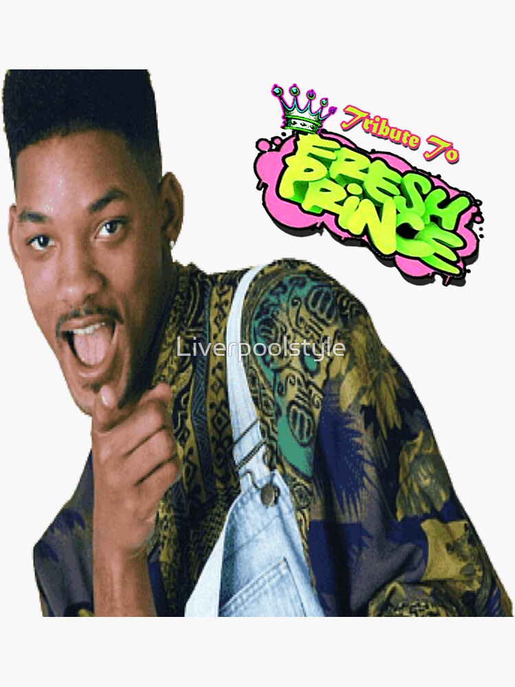 "Will smith,fresh prince of belair,will smith illustration " Sticker by ...