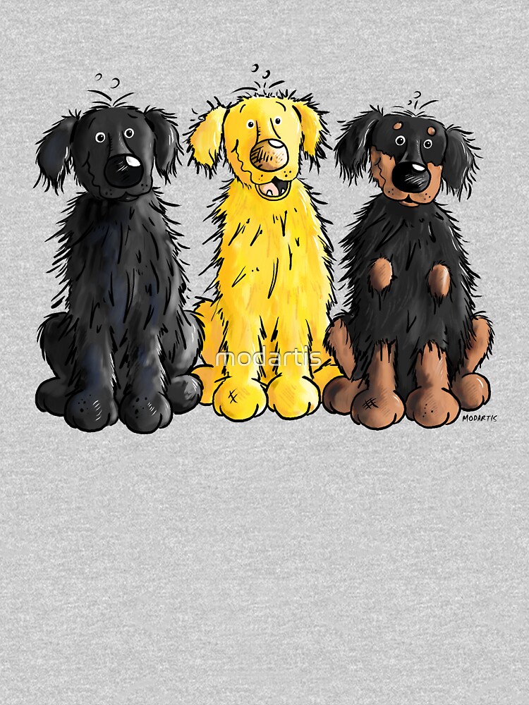 "Hovawart Cartoon" T-shirt for Sale by modartis | Redbubble | hovi t ...