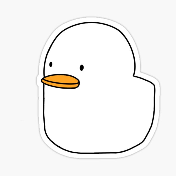 "benson the duck" Sticker by GeorgiaAlabama | Redbubble
