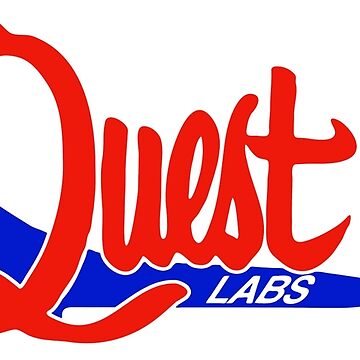 "Quest Labs" Sticker for Sale by ReadWryt | Redbubble