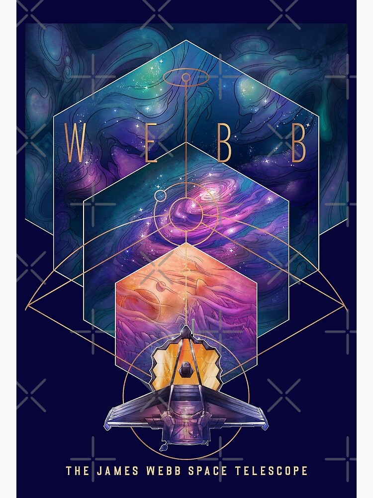 Poster for Sale mit "Das James-Webb-Weltraumteleskop Galaxy Webb-Teleskop, gute Idee" von ...