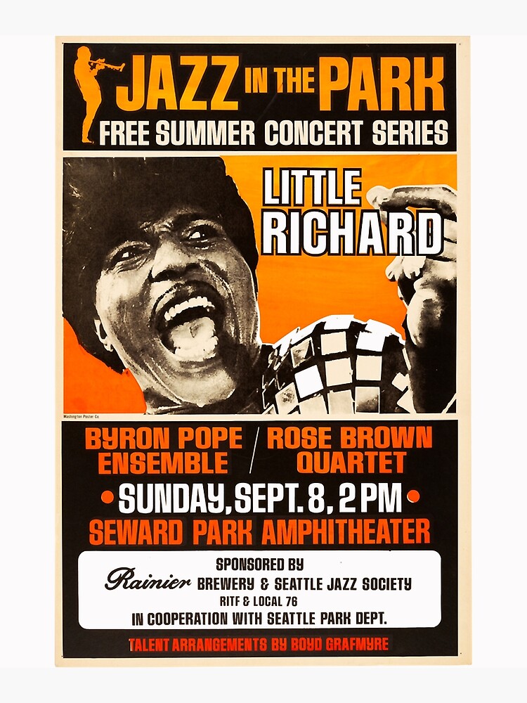 "Little Richard poster." Poster for Sale by butchmaygan | Redbubble