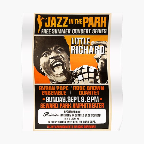 "Little Richard poster." Poster for Sale by butchmaygan | Redbubble