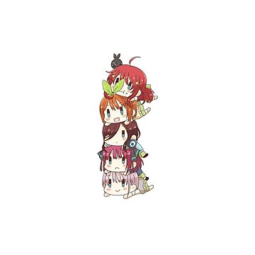 "The Quintessential Quintuplets Chibi" Sticker for Sale by WayneSlate ...
