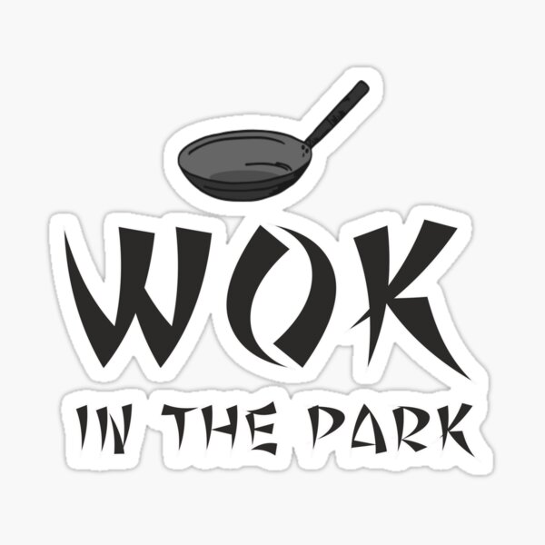 "Wok in the park" Sticker for Sale by Sinmara12 | Redbubble