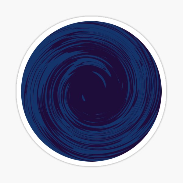 "Blue Paint Stroke " Sticker by IndigoSeed | Redbubble