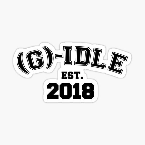 "G-IDLE" Sticker for Sale by WaifuStickers | Redbubble