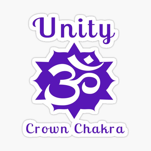 "Unity Crown Chakra 11" Sticker by TNSM | Redbubble