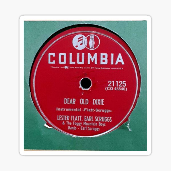 "Copy of Flatt & Scruggs, Dear Old Dixie, 78, Country, Bluegrass, Label ...