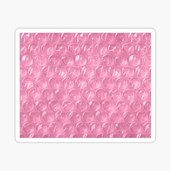"Pink Bubble Wrap" Sticker for Sale by phantastique | Redbubble