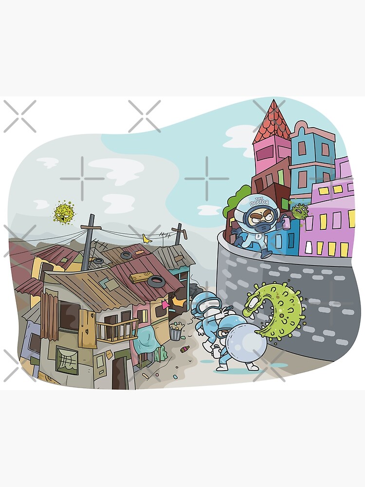 "We survived a global pandemic - Funny Cartoon of Doctors Fighting ...