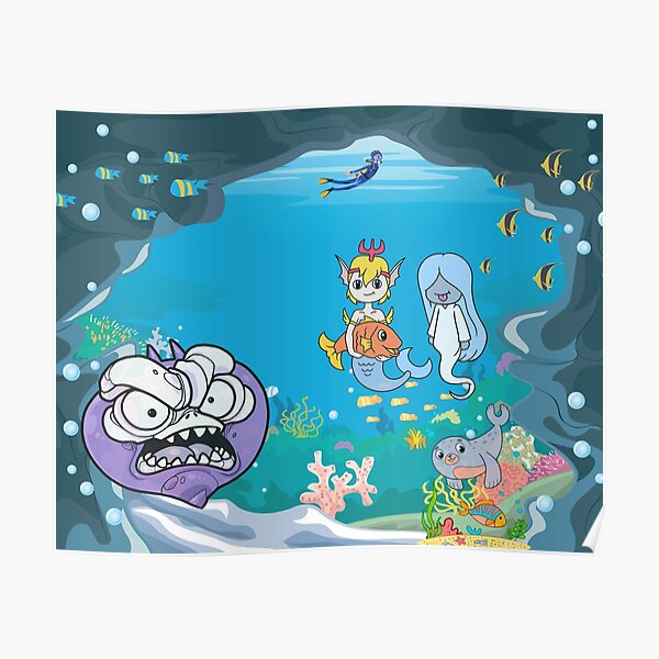 "Witnessing Underwater Gangster Life - Funny Cartoon of Ocean Creatures ...