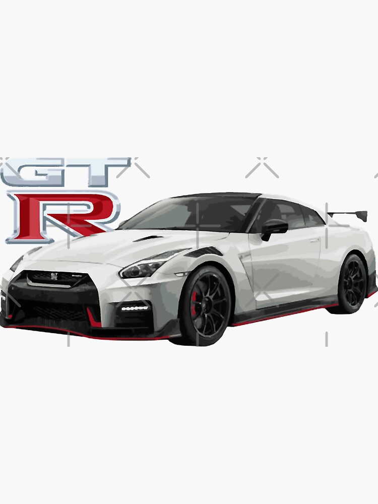 "Art Gtr Nismo Gt-R Gtr R35 Godzilla" Sticker by LaraSousa1104 | Redbubble