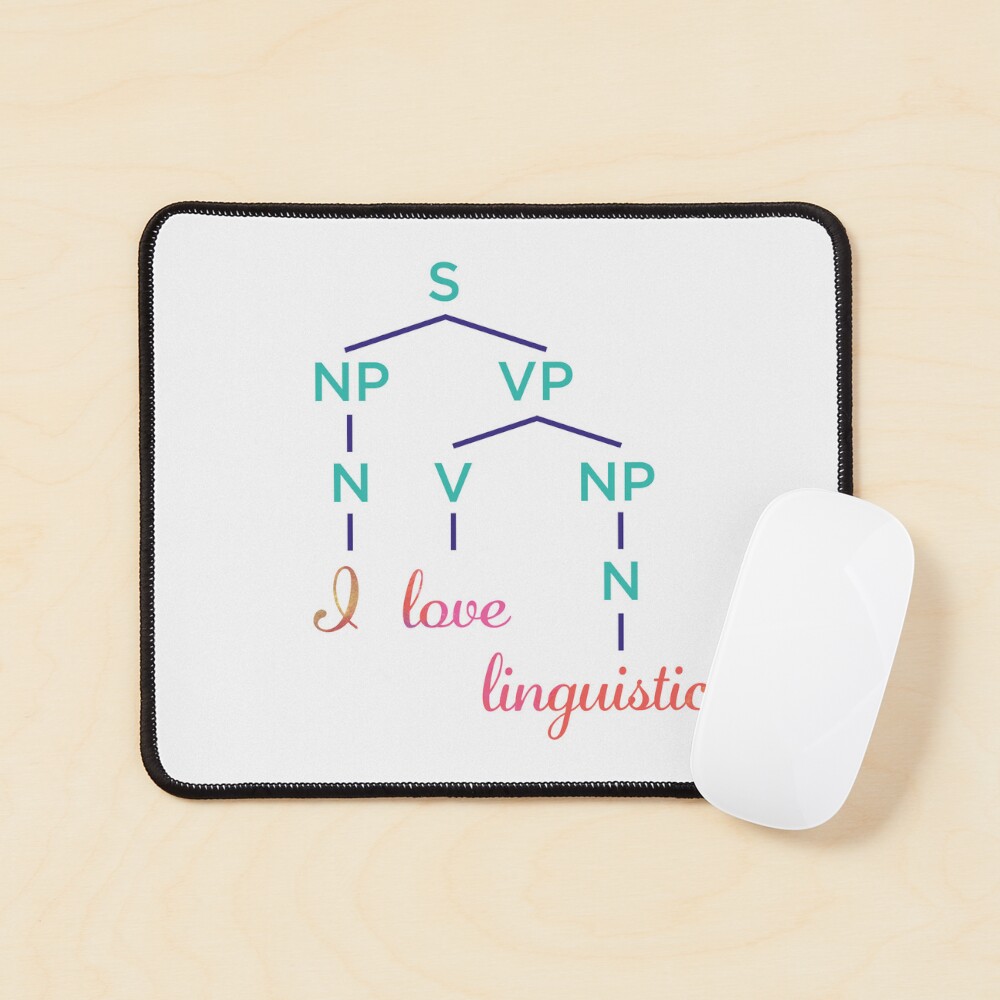 "I Love Linguistics" Sticker for Sale by amandartwork | Redbubble