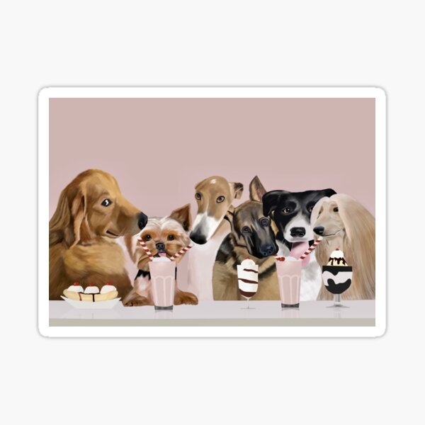 "Friends Furever" Sticker for Sale by PawssionateArt | Redbubble