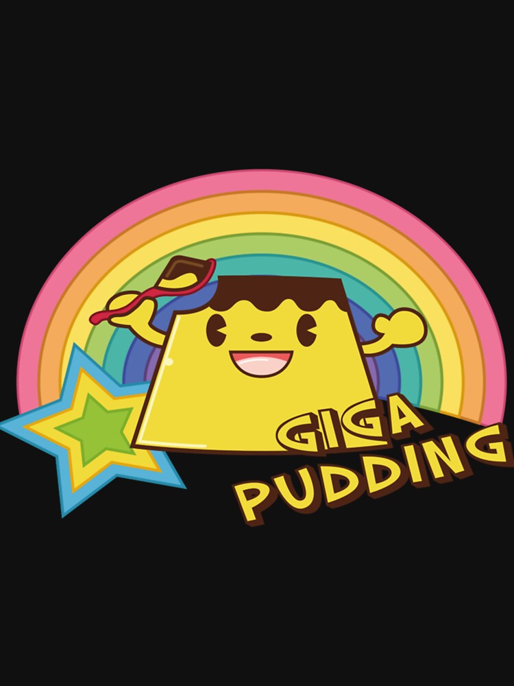 "Giga Pudding Essential ." T-shirt for Sale by chiarouhfore | Redbubble ...