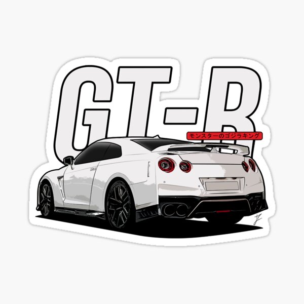 "Gifts Nissan Picture Gtr" Sticker by LaraSousa1104 | Redbubble