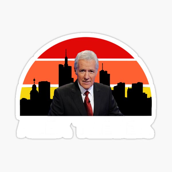 "People Call Me Alex Trebek" Sticker by Quigley2006 | Redbubble