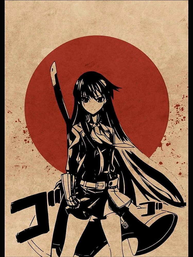 "Akame ga Kill - Aesthetic Akame !" Poster for Sale by francisbairdogw ...