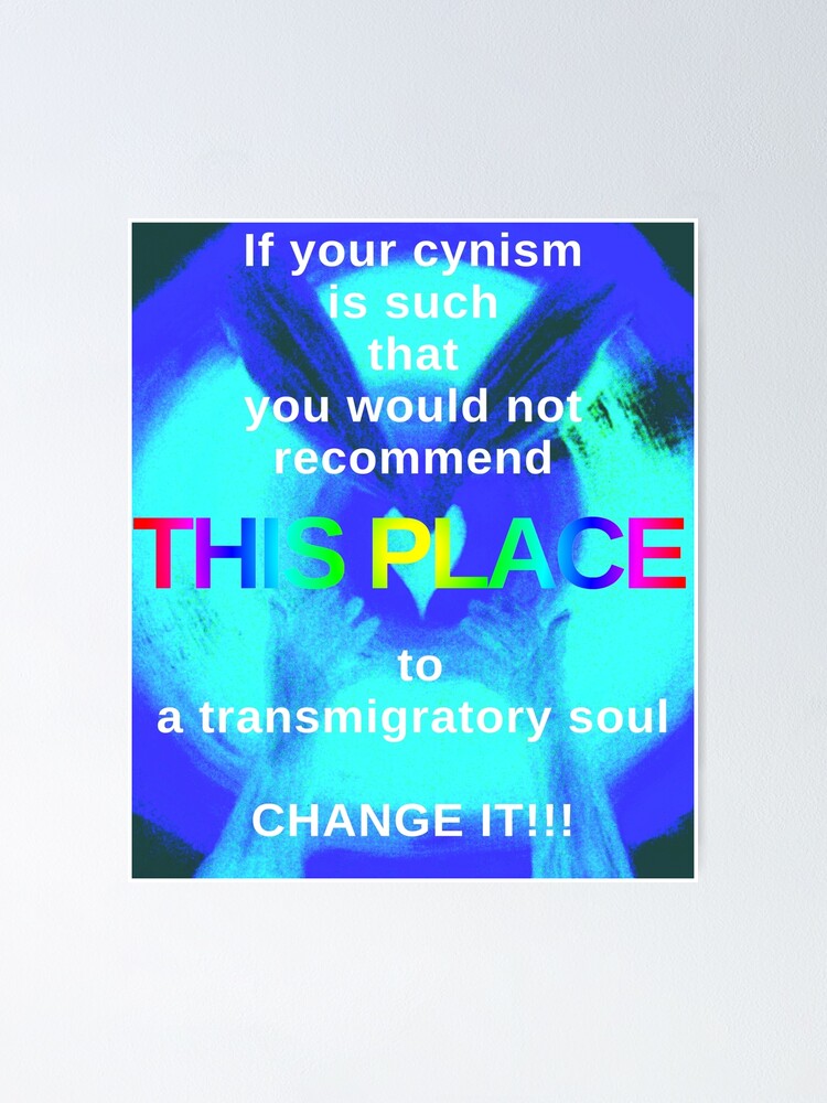 "4-star Rating to the Transmigratory Traveller" Poster for Sale by ...