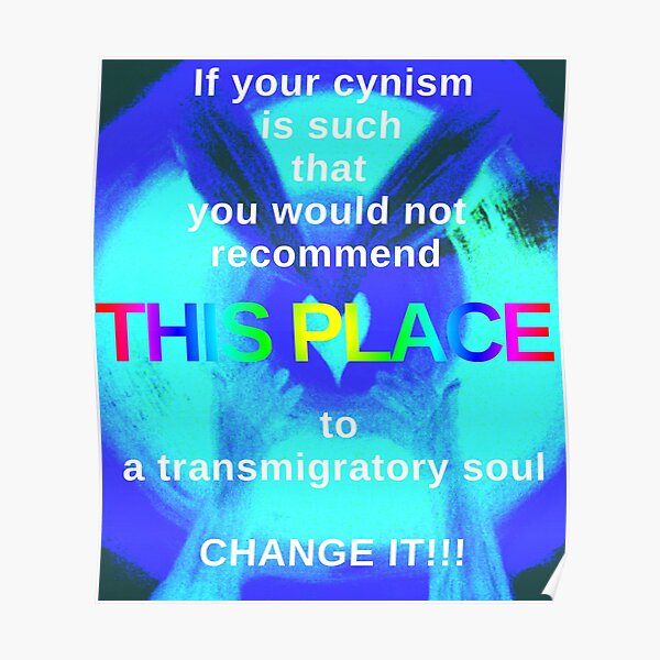 "4-star Rating to the Transmigratory Traveller" Poster for Sale by ...