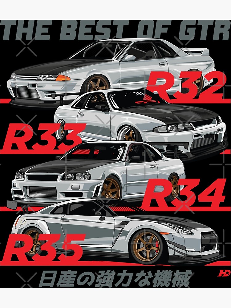 "Picture Modern Gtr Family" Poster for Sale by LaraSousa1104 | Redbubble