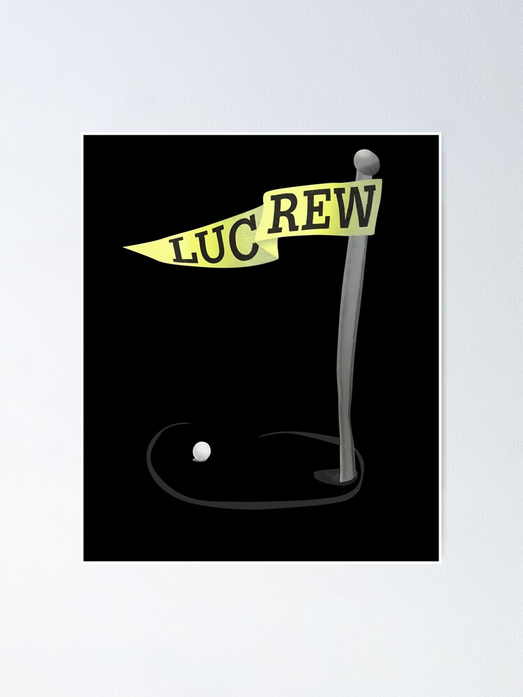 "Laserluca - GolfFlag" Poster for Sale by boboaroteed | Redbubble