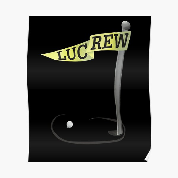 "Laserluca - GolfFlag" Poster for Sale by boboaroteed | Redbubble