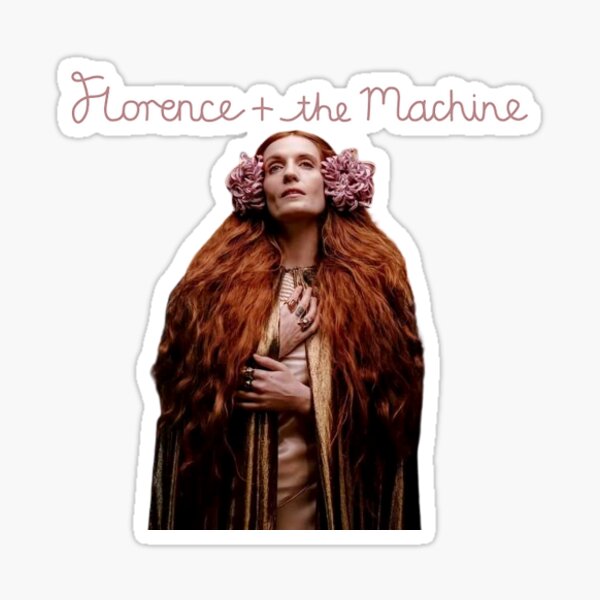 "Florence + the machine" Sticker by Flickadana | Redbubble