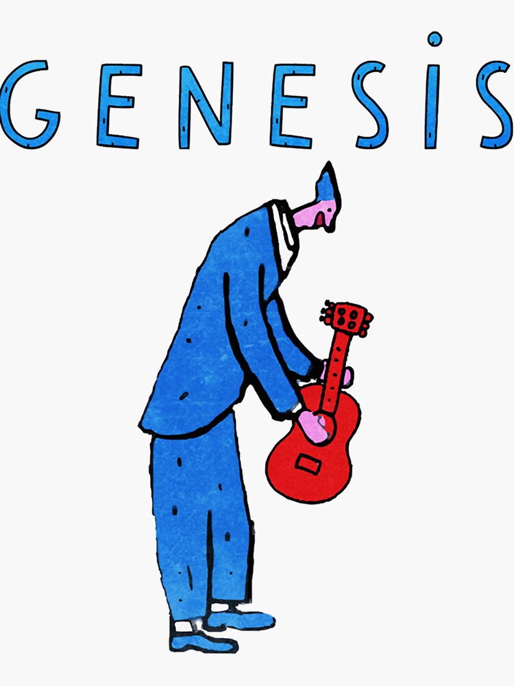 "genesis band" Sticker by admireindustry | Redbubble