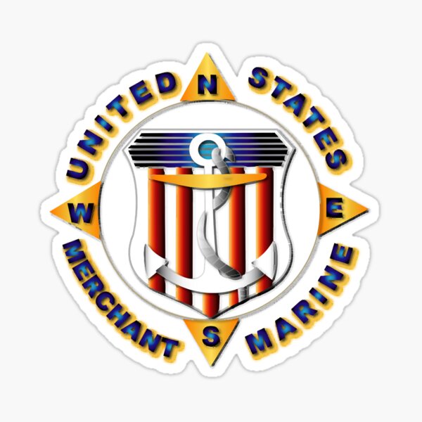 "Emblem - US Merchant Marine" Sticker for Sale by DinasaKimine | Redbubble