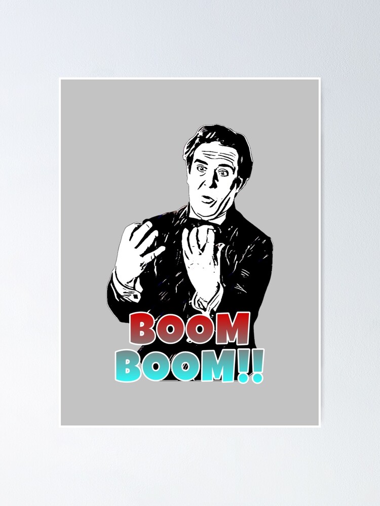 "Boom Boom" Poster for Sale by RGPdesigns | Redbubble