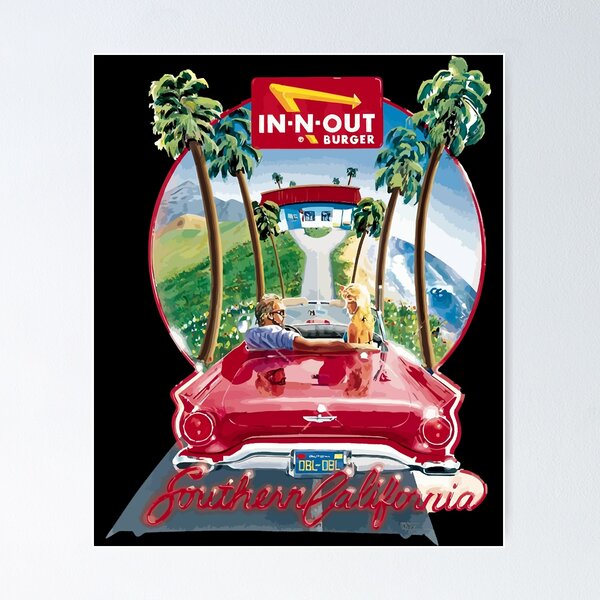 "In-N-Out For Men And Women" Poster for Sale by JaidenWest | Redbubble