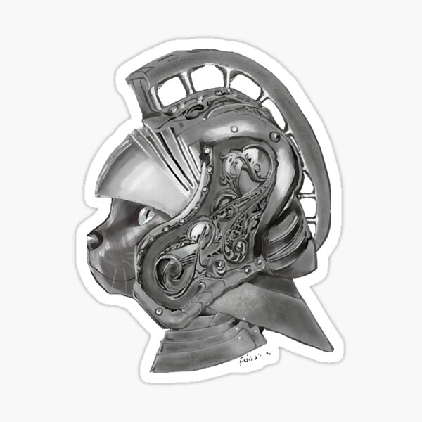 "Cat Gladiator " Sticker by HeatherHob2387 | Redbubble
