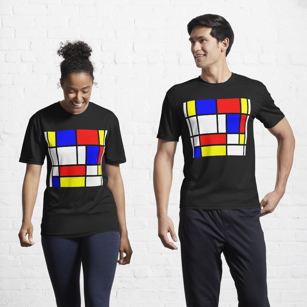 "Piet Mondrian "Composition 2" | Color Block with Red Yellow and Blue ...