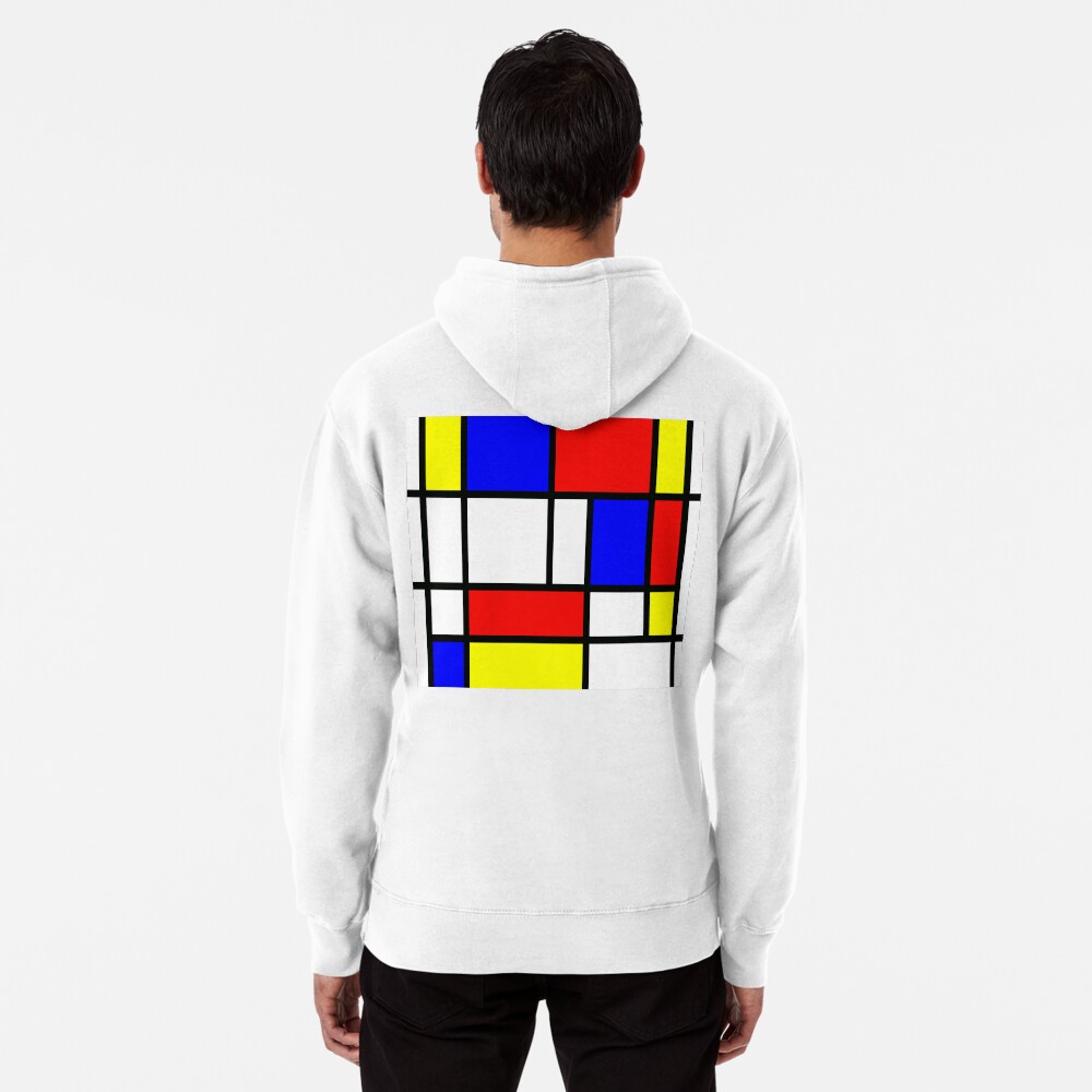 "Piet Mondrian "Composition 2" | Color Block with Red Yellow and Blue ...