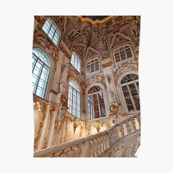 "Baroque architecture" Poster for Sale by thehappylot | Redbubble