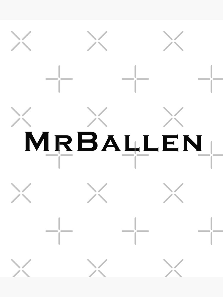 "MrBallen" Poster for Sale by Eekus-Store | Redbubble