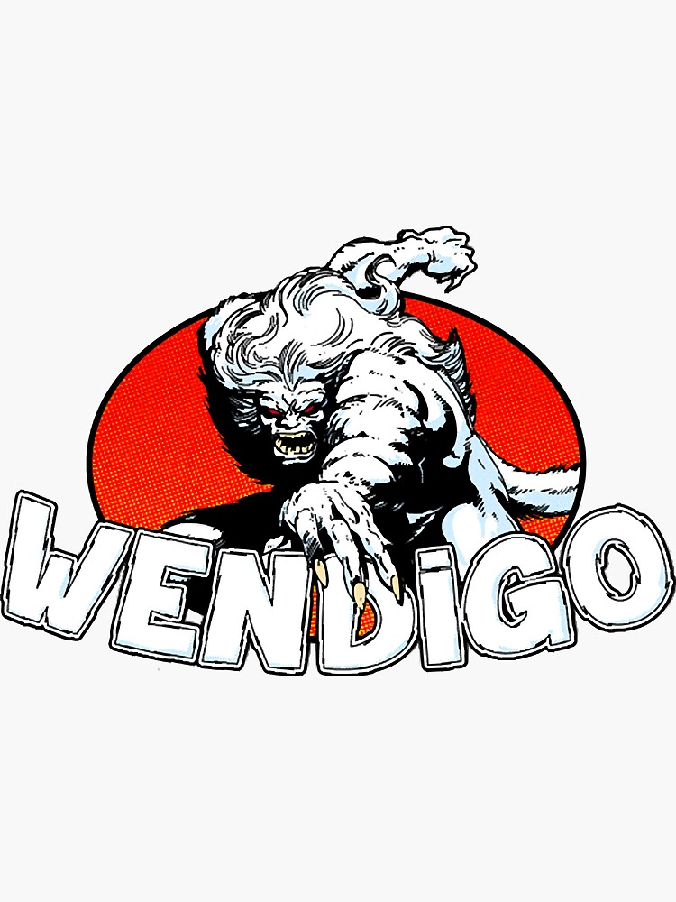 "Wendigo " Sticker by KimberlyDi3227 | Redbubble