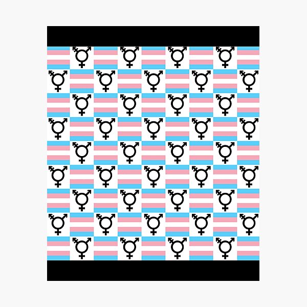 "Transgender Pride Flags & Transgender Symbols Pattern Classic ...