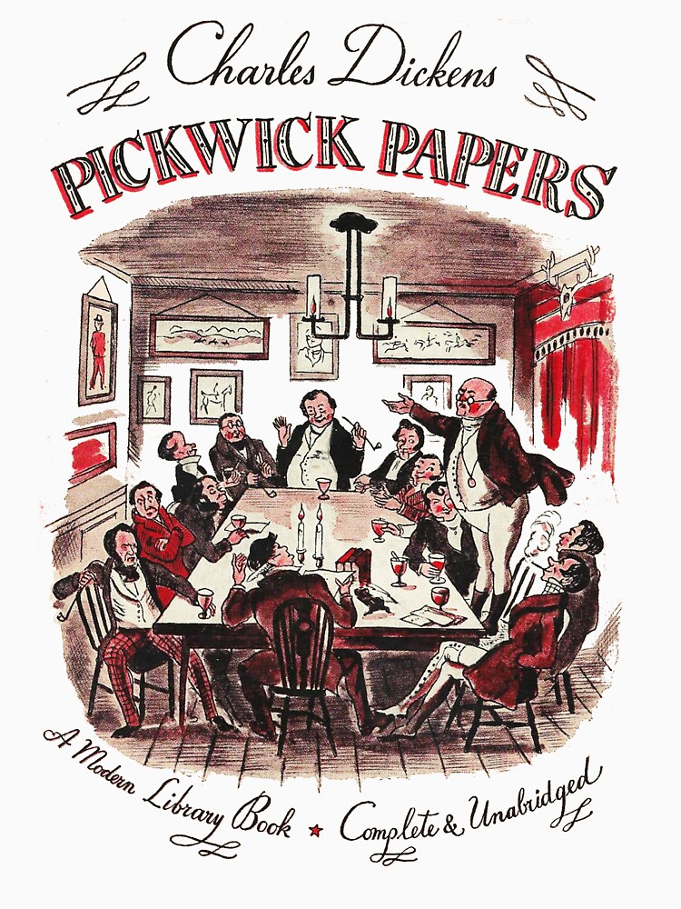 "HIGH RESOLUTION The Pickwick Papers Charles Dickens Title Page" T ...
