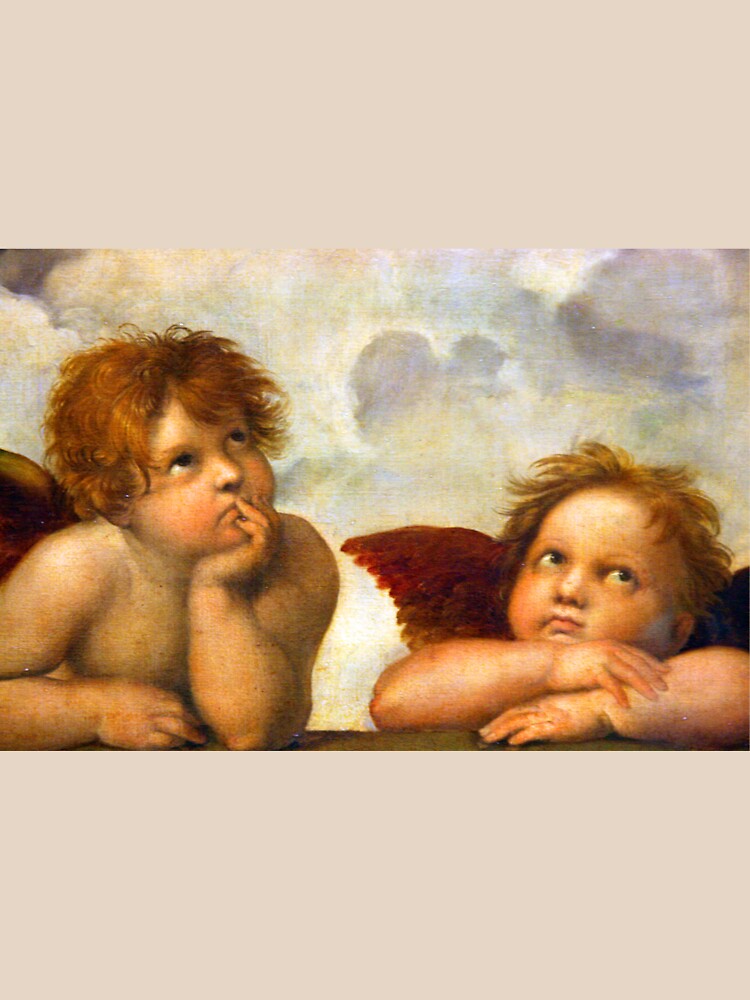 "Angels Cherubs Raphael Santi Sistine Madonna Sweet" T-shirt for Sale ...