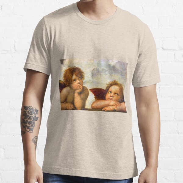 "Angels Cherubs Raphael Santi Sistine Madonna Sweet" T-shirt for Sale by tanabe | Redbubble ...