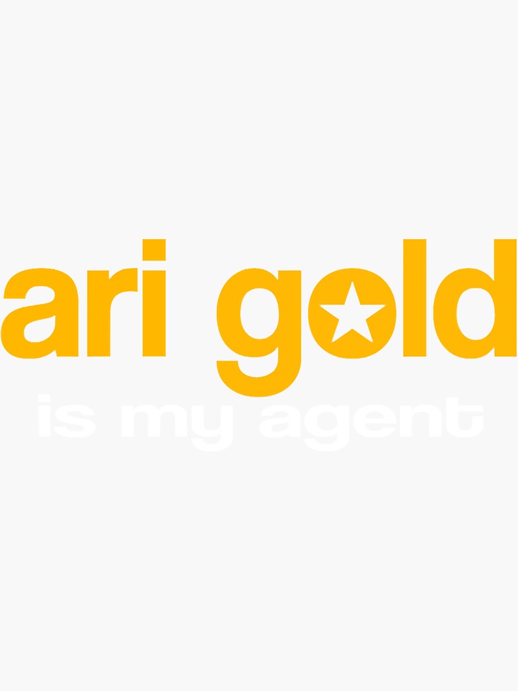 "Ari Gold Is My Agent - Entourage" Sticker by SubaChock | Redbubble