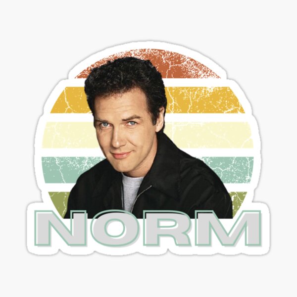 "Norm macdonald" Sticker by particularbur | Redbubble