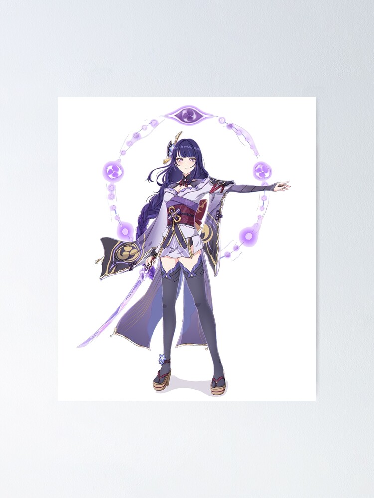 "Raiden Shogun Genshin Impact" Poster von areona43 | Redbubble