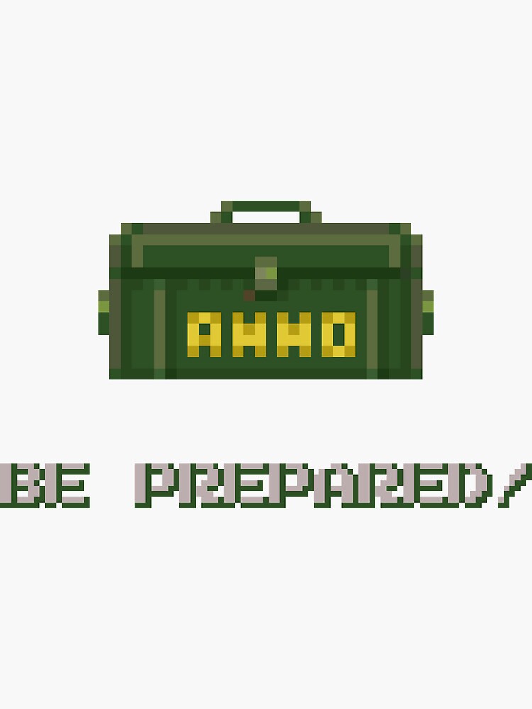 "Pixel Ammo Box Pickup" Sticker for Sale by last-pixel | Redbubble